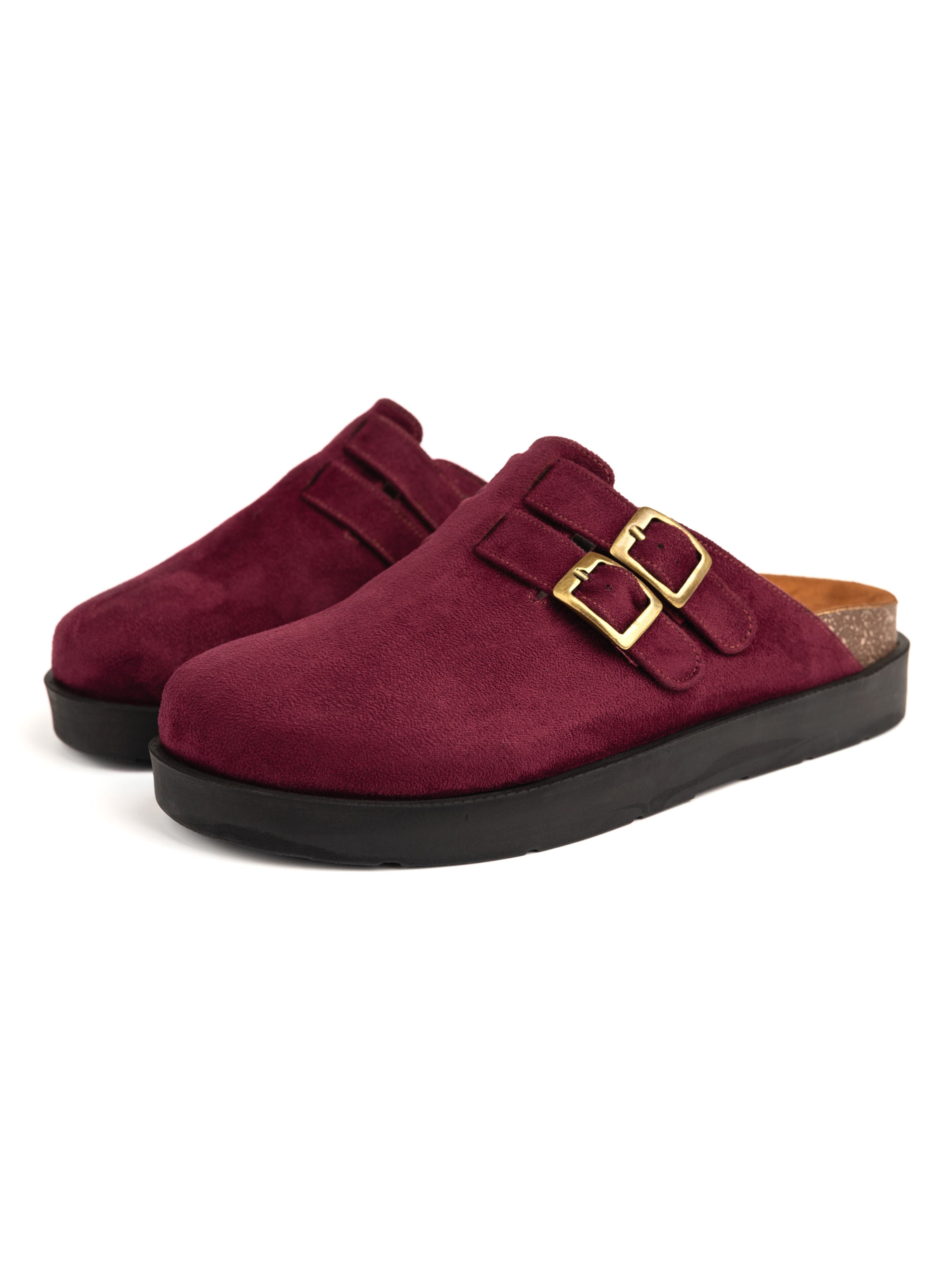 Burgundy High Clogs – Zagg